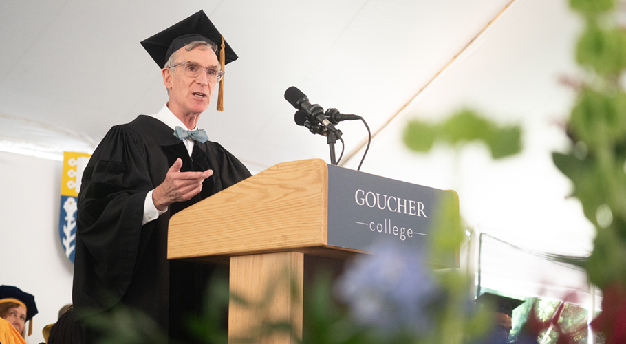 Bill Nye gives keynote at 2019 Commencement | Goucher College